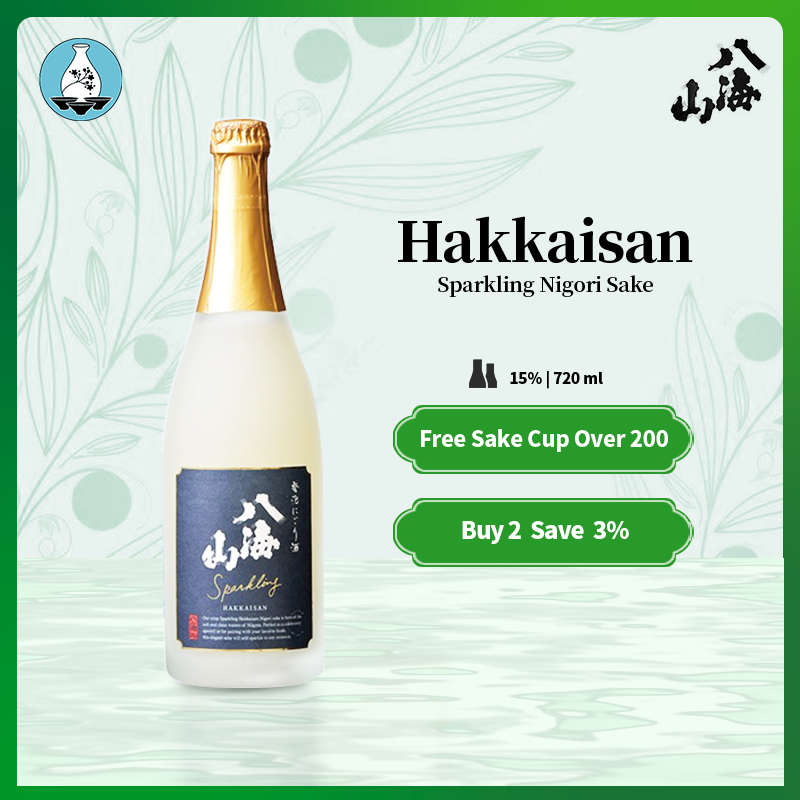 Hakkaisan NIGORI Sparkling Junmai Sake 720ml 15% 八海山 発泡にごり酒 [新潟県] – SakeTime